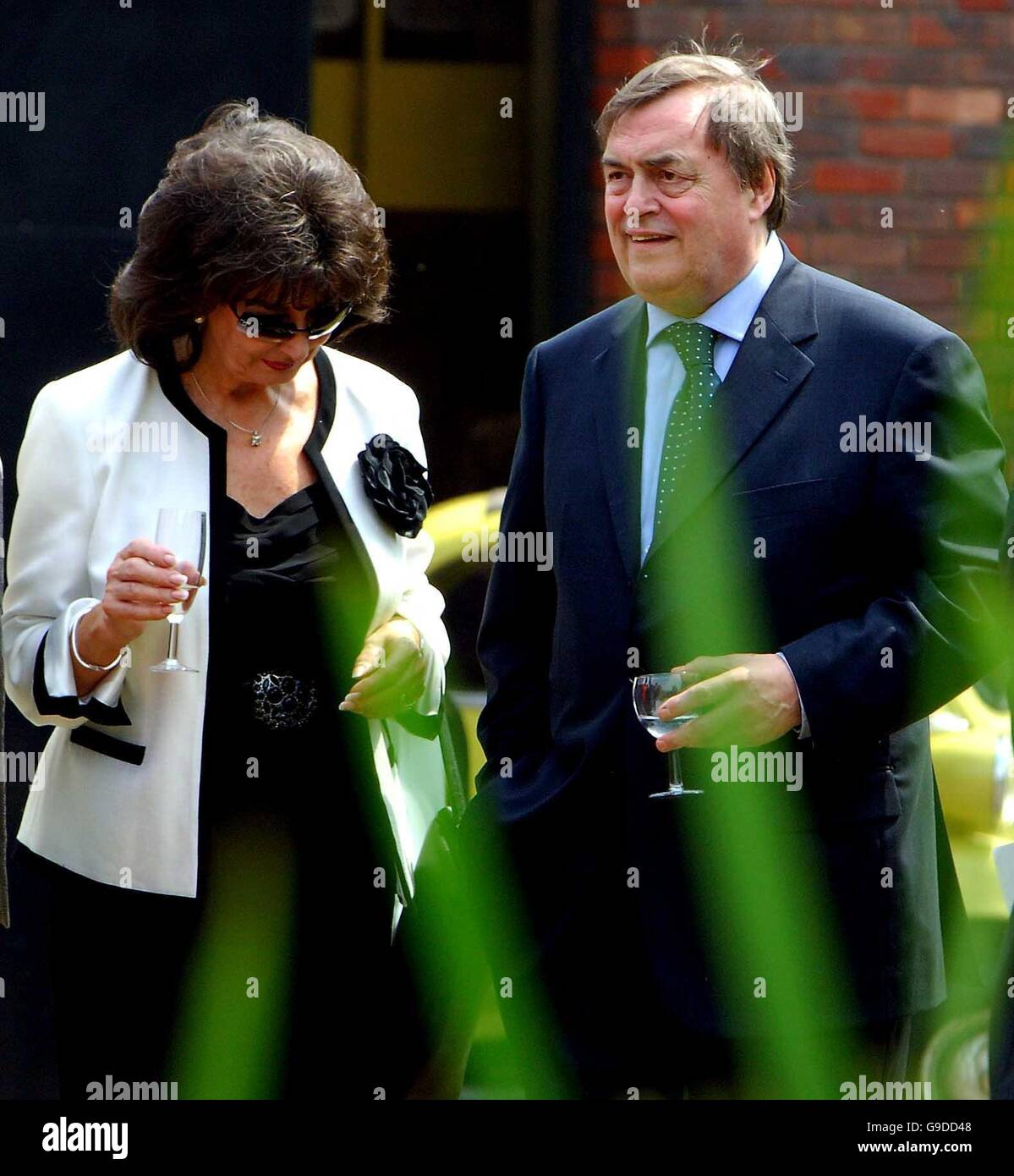 Deputy Prime Minister John Prescott and wife Pauline enjoy a drink at ...
