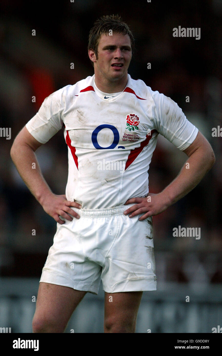 Rugby Union - Matt Hampson Challenge Match - Leicester Tigers ...