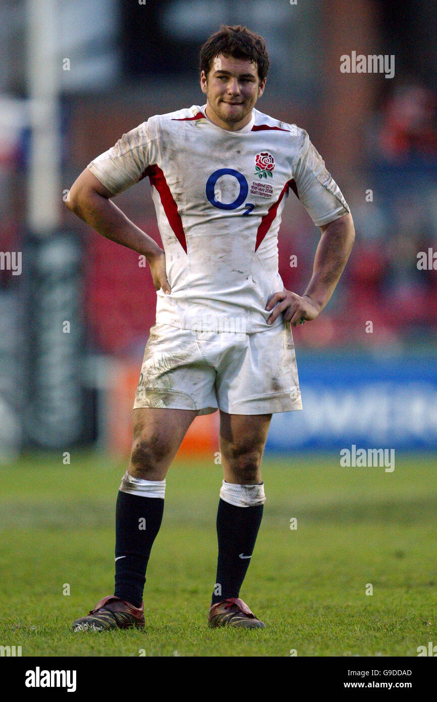 Rugby Union - Matt Hampson Challenge Match - Leicester Tigers ...