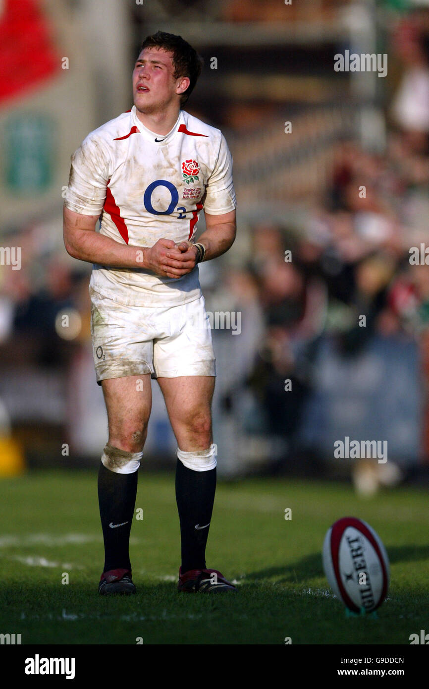 Rugby Union - Matt Hampson Challenge Match - Leicester Tigers ...
