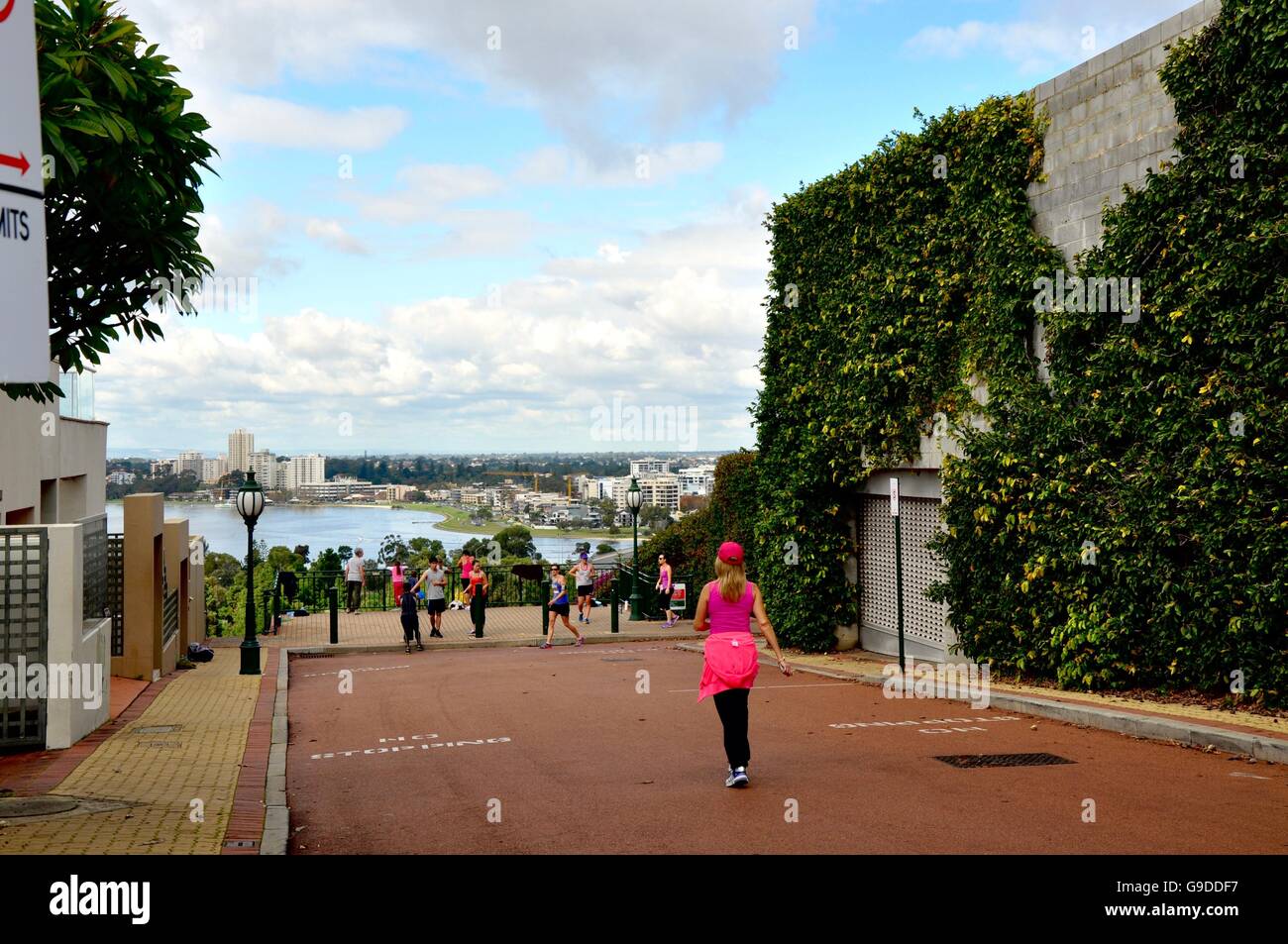 Perth,WA,Australia-June 1,2014:People at entrance to Jacob's Ladder ...