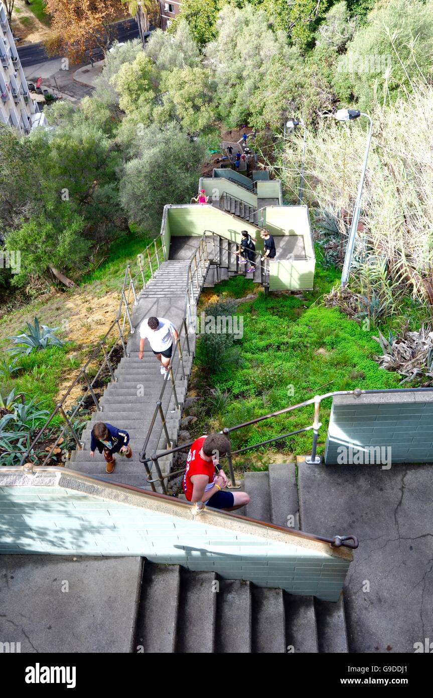 Perth,WA,Australia-June 1,2014:Jacobs Ladder fitness stair challenge ...