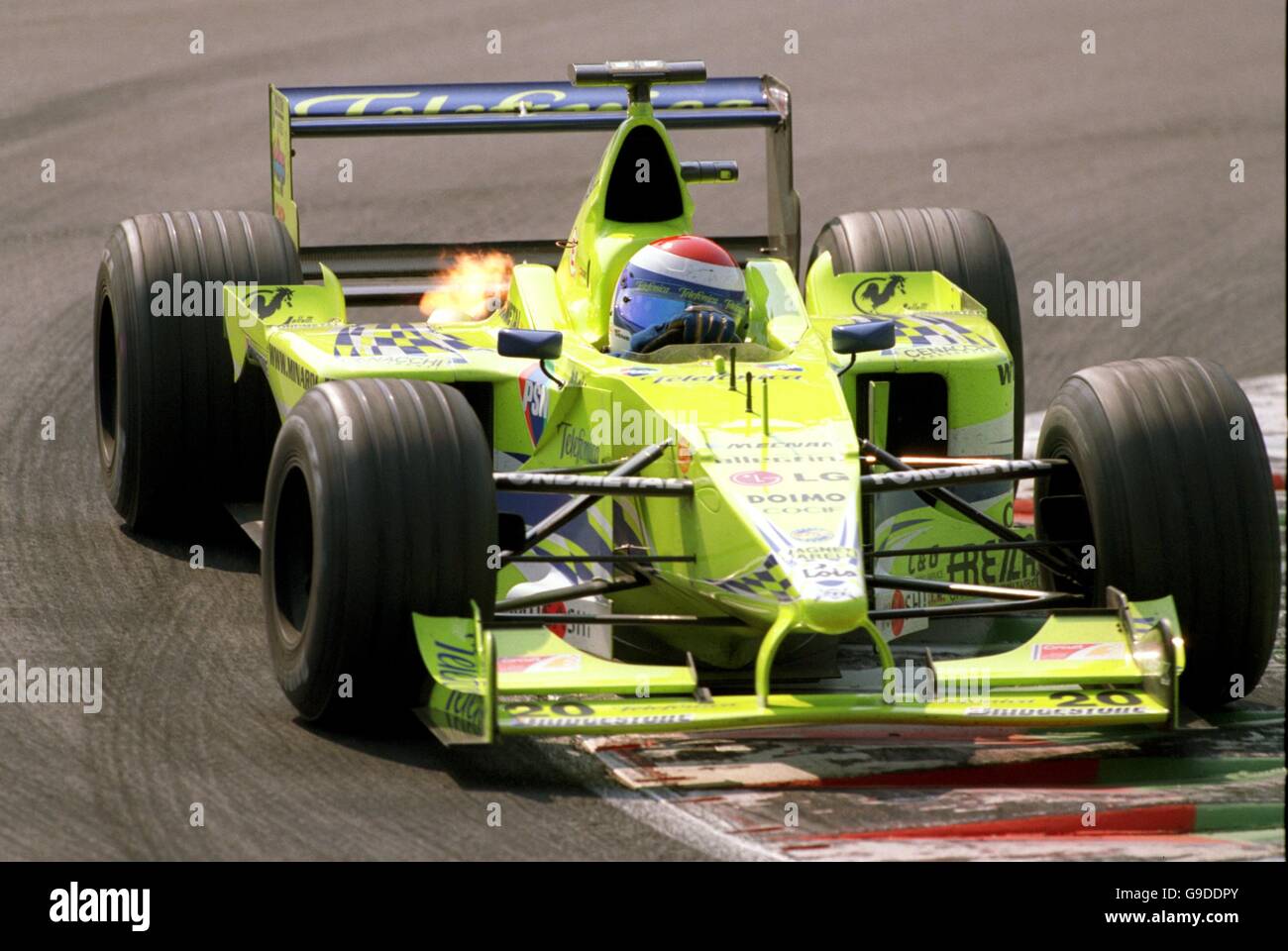 Burning fire flames action front view f1 hi-res stock photography and ...