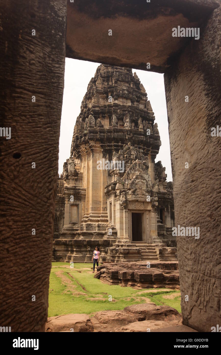 the phimai khmer Temple in the town of Phimai near the city of Khorat ...