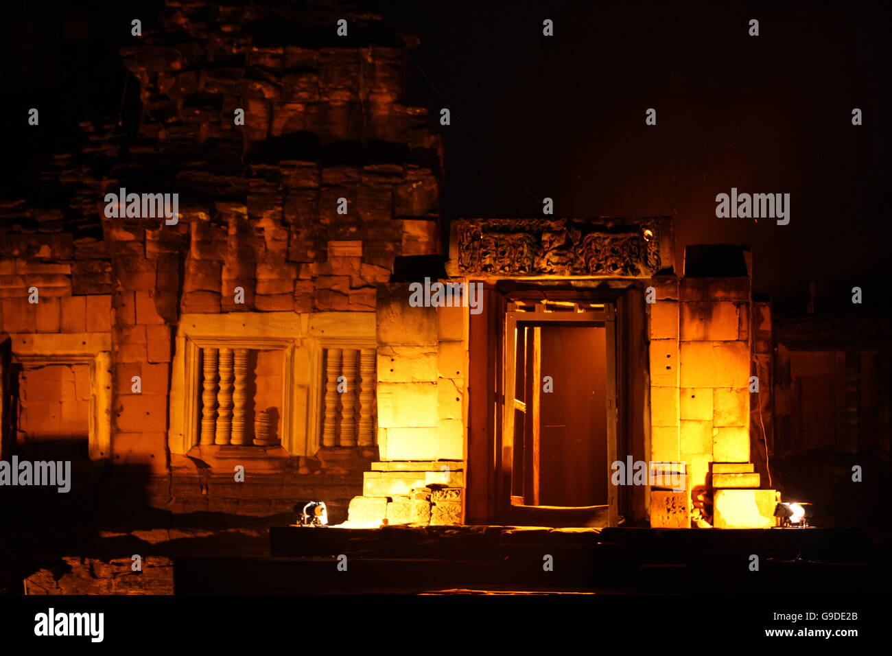 the phimai khmer Temple in the town of Phimai near the city of Khorat ...