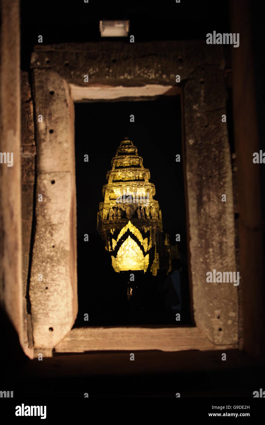 the phimai khmer Temple in the town of Phimai near the city of Khorat ...