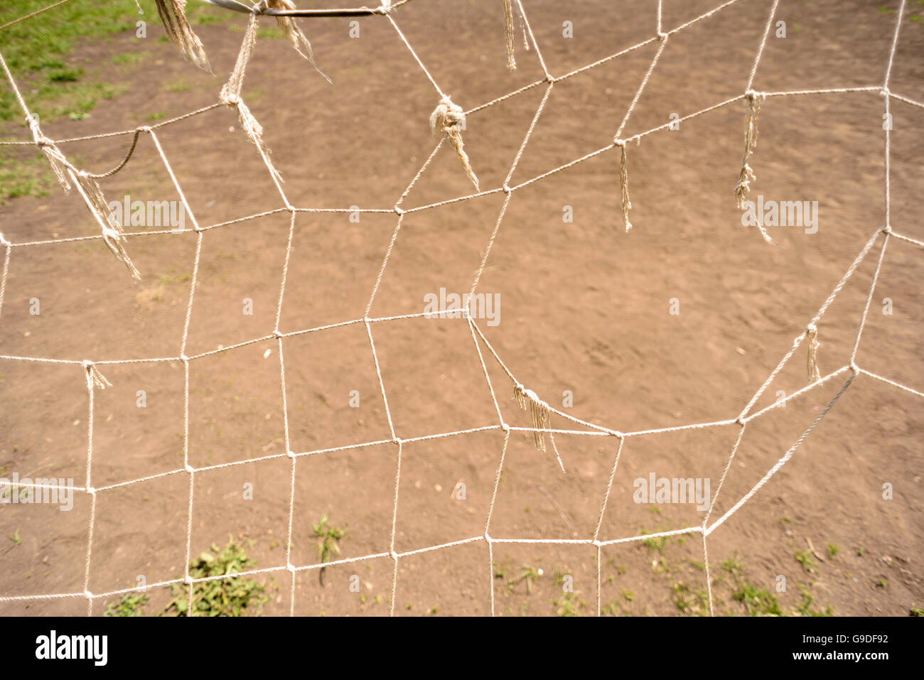 Broken string netting football goal hi-res stock photography and images ...