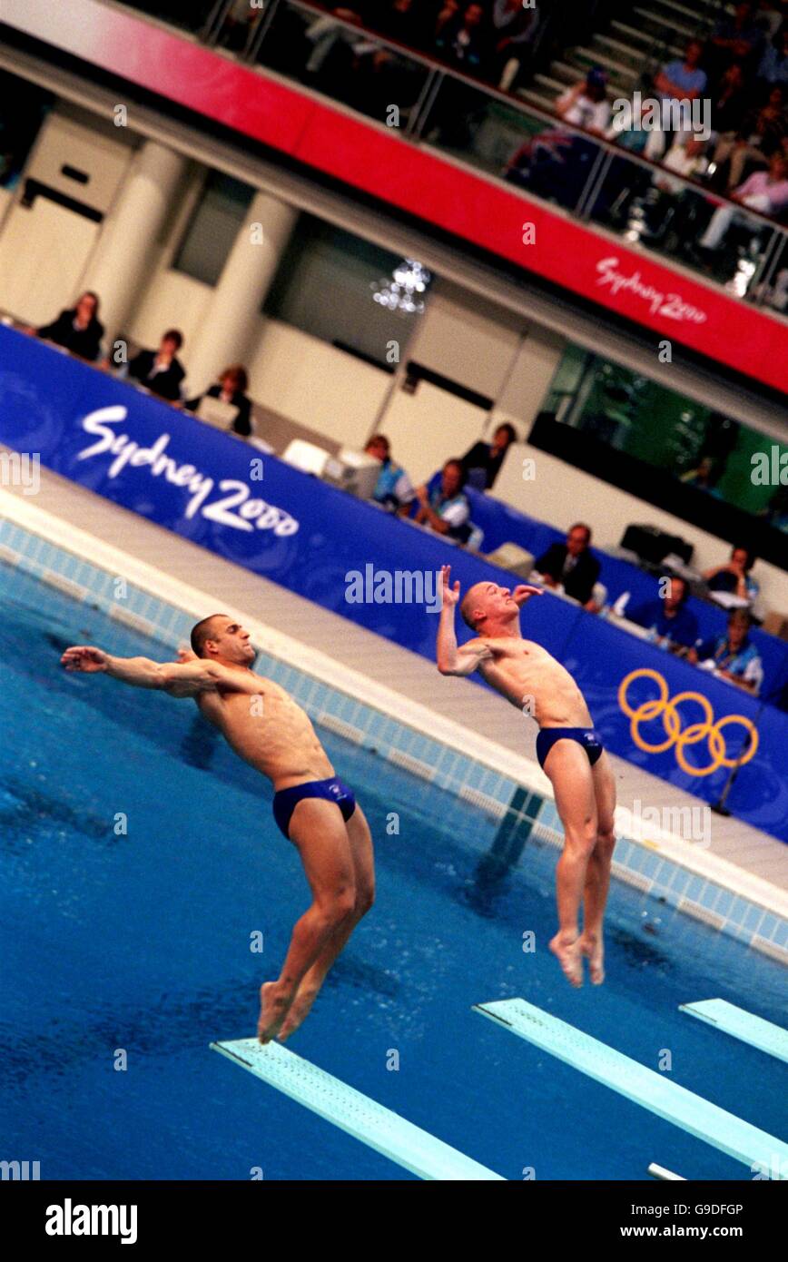 Sydney 2000 Olympics - Synchronized Diving Stock Photo - Alamy