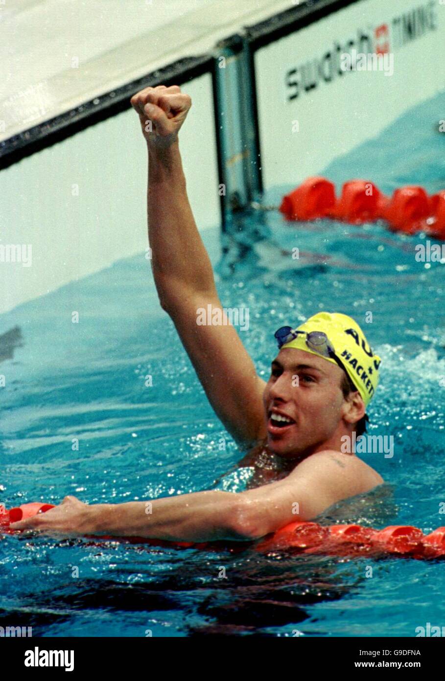 Sydney 2000 Olympics - Swimming - Men's 1500m Freestyle - Final Stock ...
