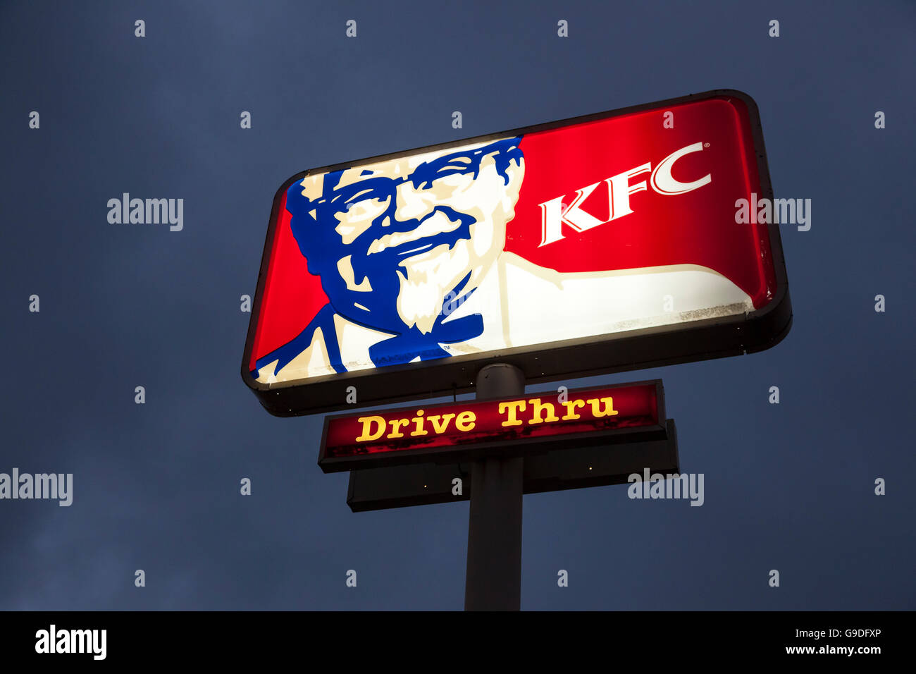 KFC Restaurant Logo Stock Photo - Alamy