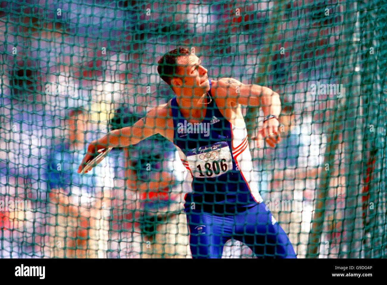 Sydney 2000 Olympics - Athletics - Men's Decathlon - Discus Stock Photo ...