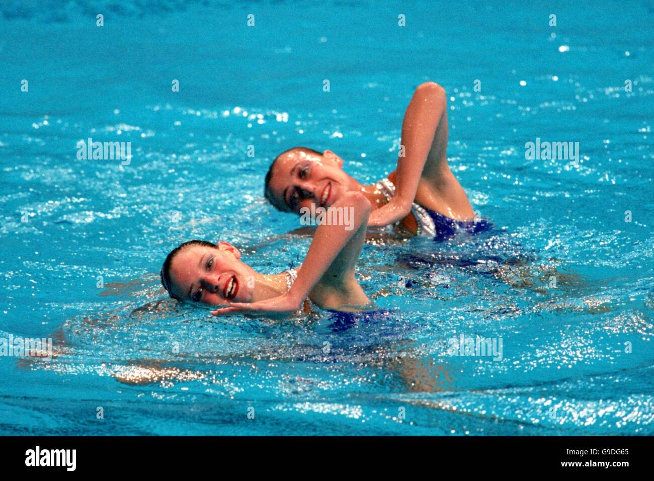 Sydney 2000 Olympics - Synchronized Swimming - Duet Free Routine Stock ...