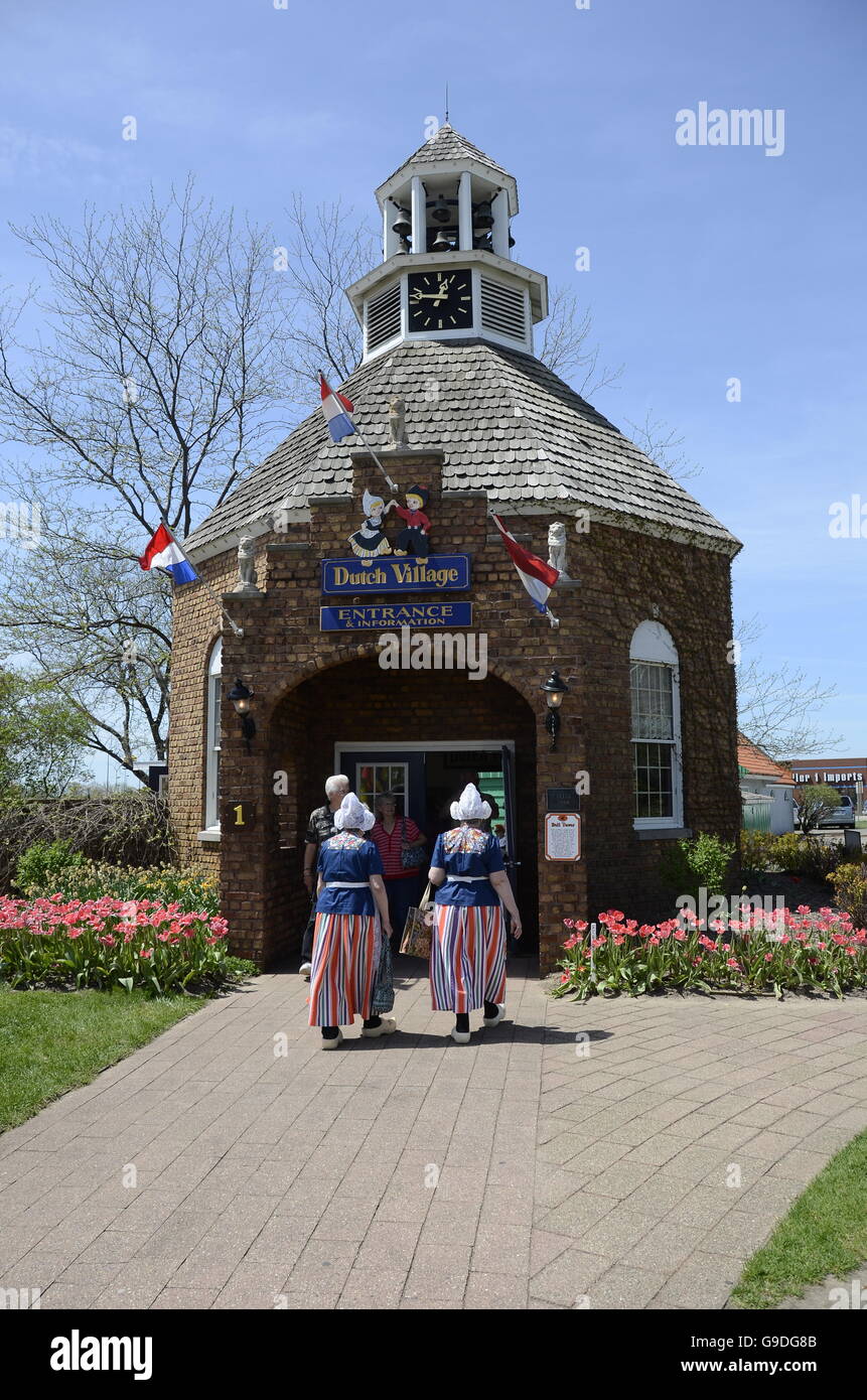 Dutch Village information building in Holland, Michigan Stock Photo - Alamy