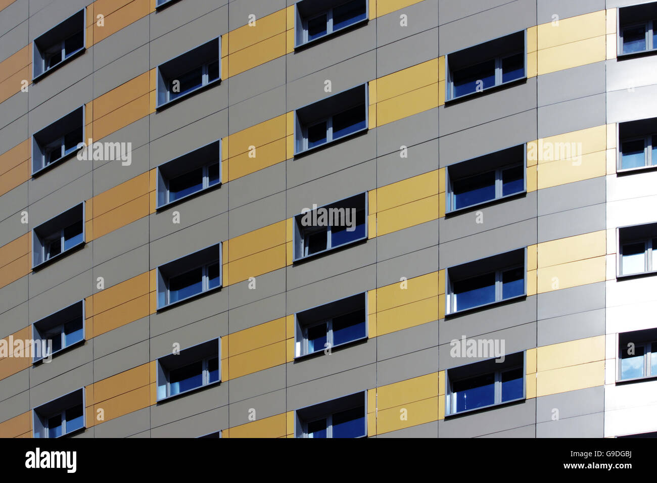 windows office building for background in Moscow Stock Photo - Alamy