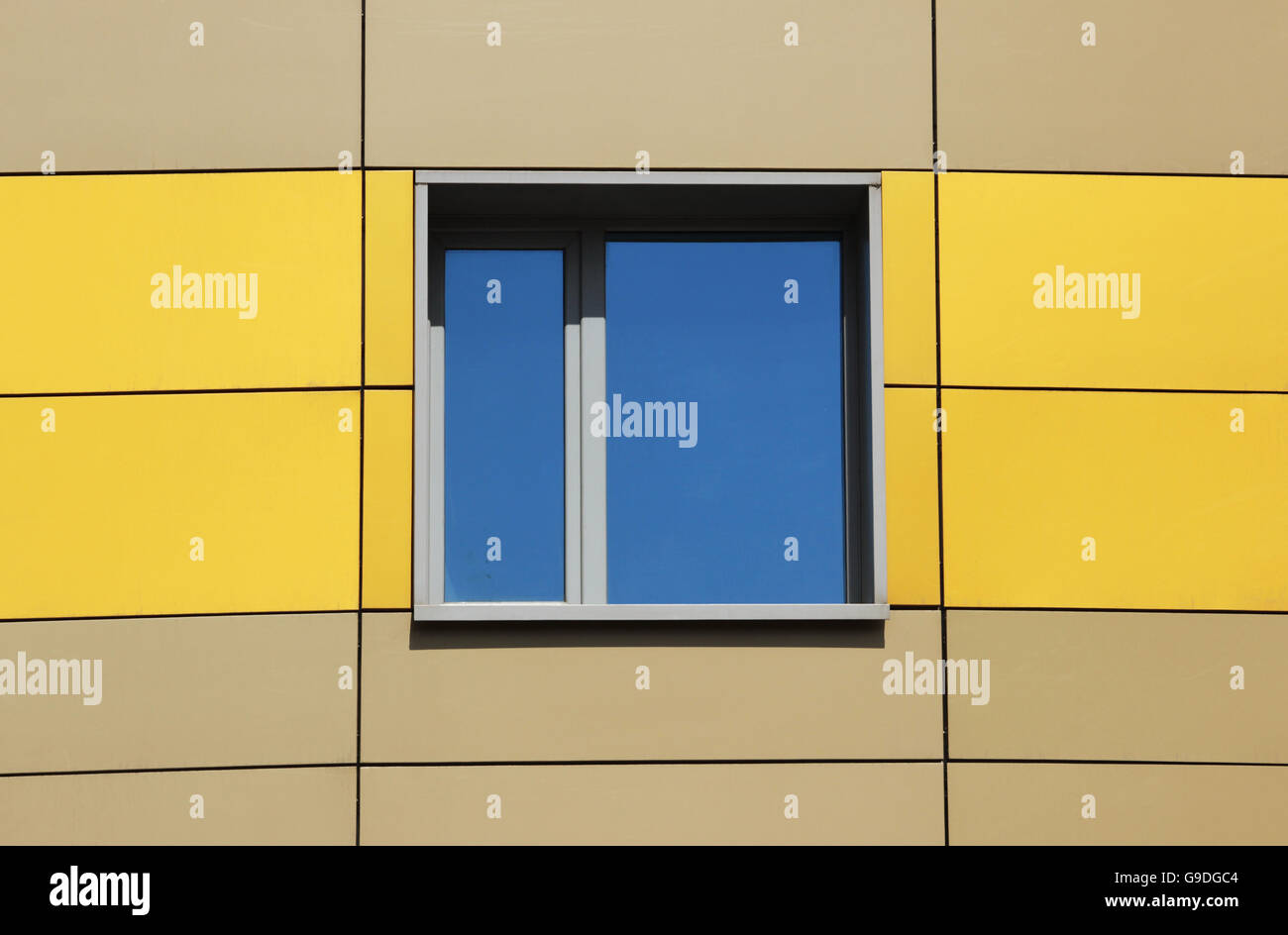 one window office building for background in Moscow Stock Photo - Alamy