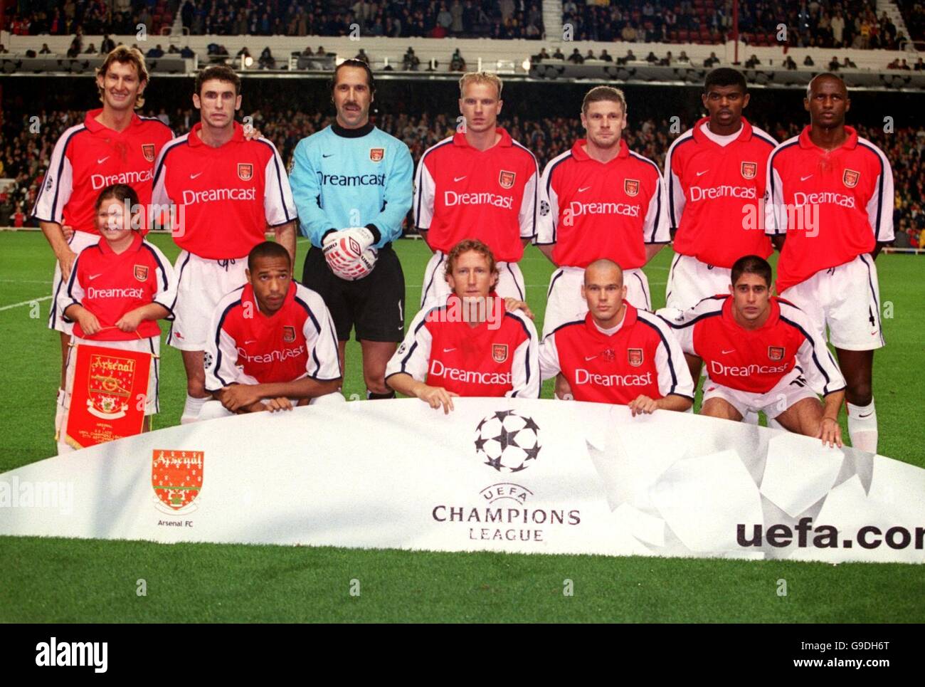 Soccer uefa champions league group b arsenal v lazio hi-res stock ...