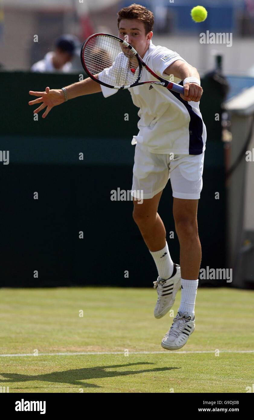 Great Britain's Alex Bogdanovic in action against Israel's Noam Okun ...