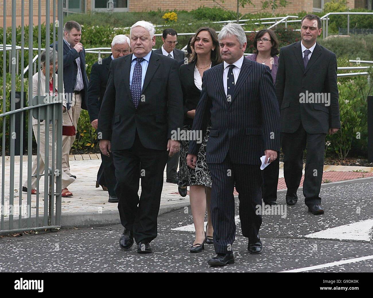 Attracta Harron's family, including husband Michael (centre left) and ...