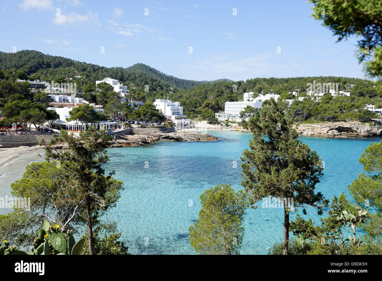 The holiday resort of Portinatx, Ibiza, Balearic Islands, Spain Stock ...