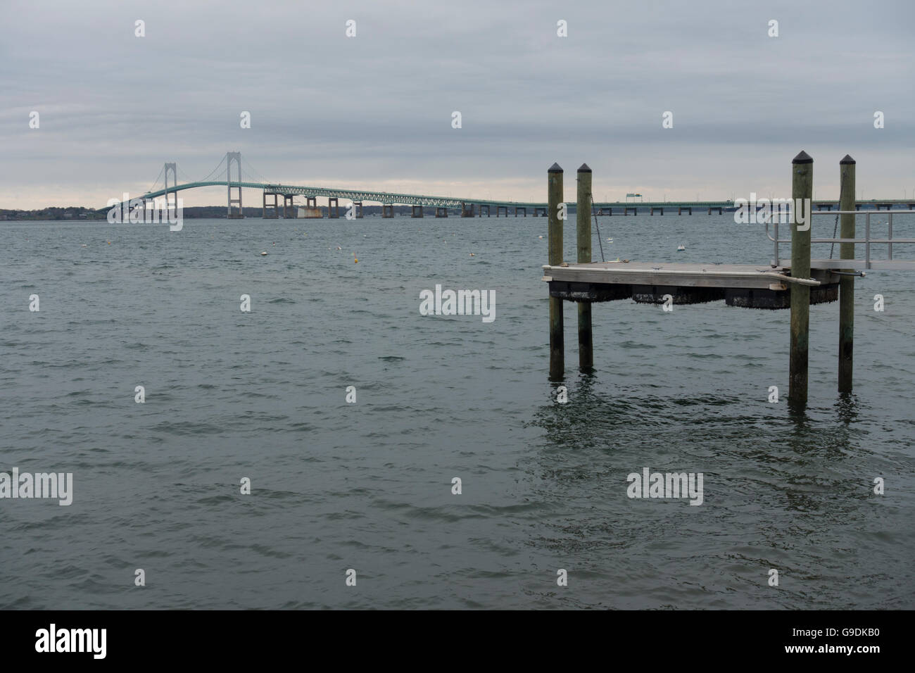 Newport Rhode island bridge Stock Photo - Alamy