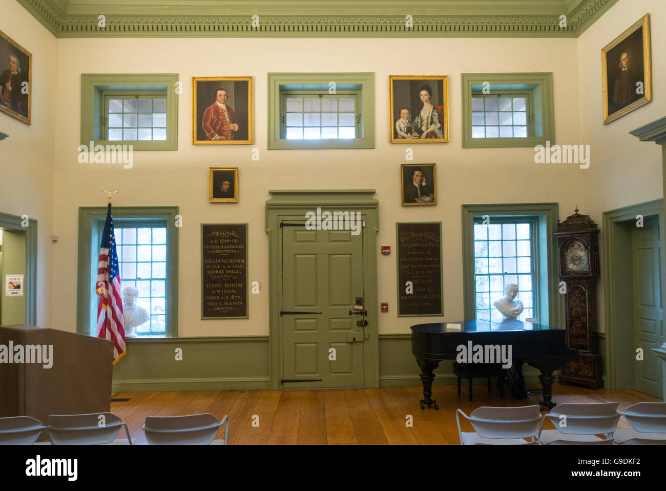Redwood library and Athenaeum Newport Rhode Island Stock Photo - Alamy