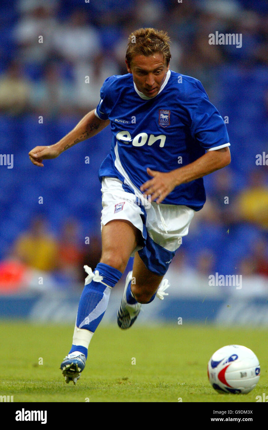 Soccer - Friendly - Ipswich Town v Lazio - Portman Road. Darren Currie ...