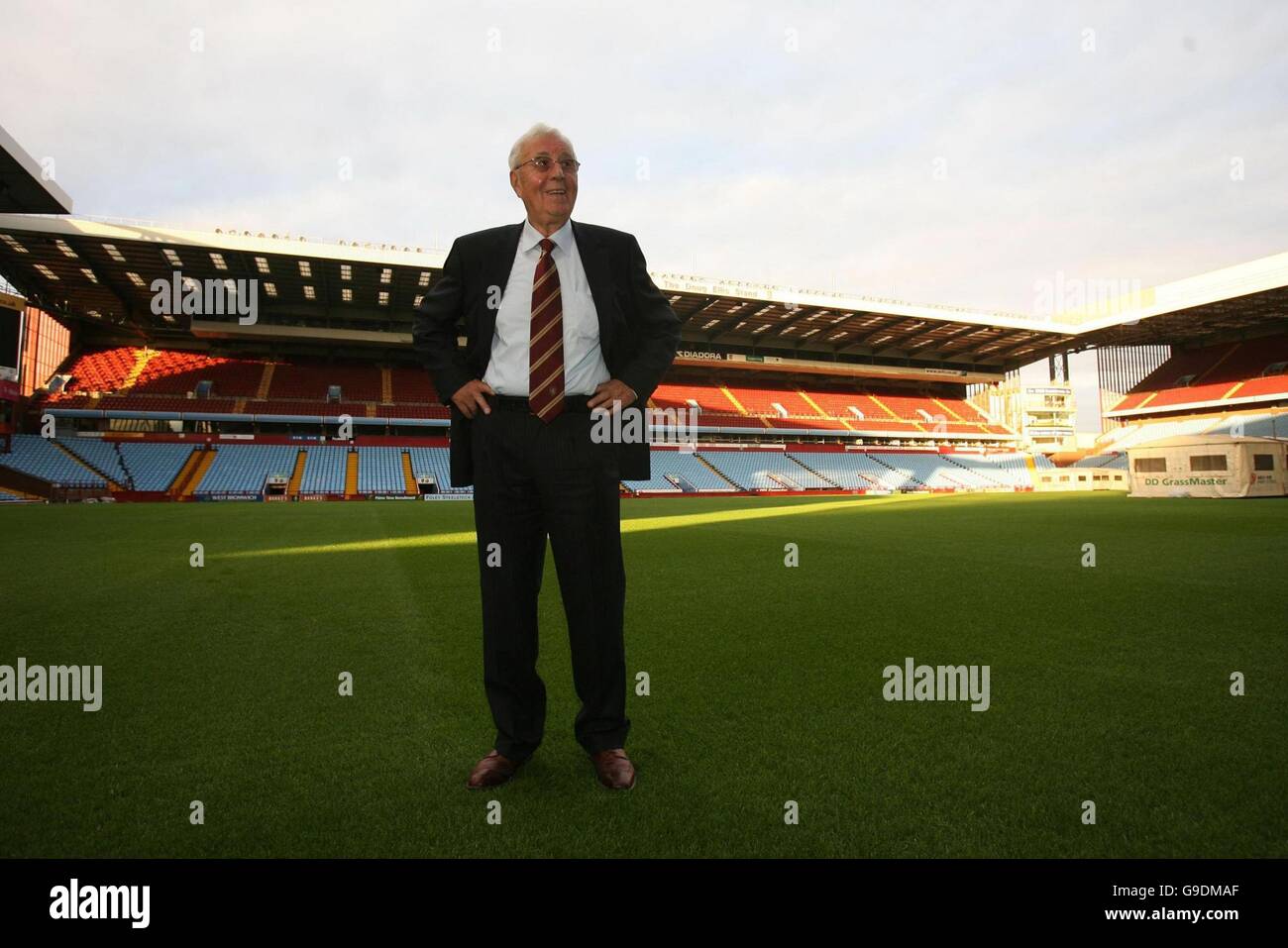 Aston villas chairman doug ellis following press conference villa park ...