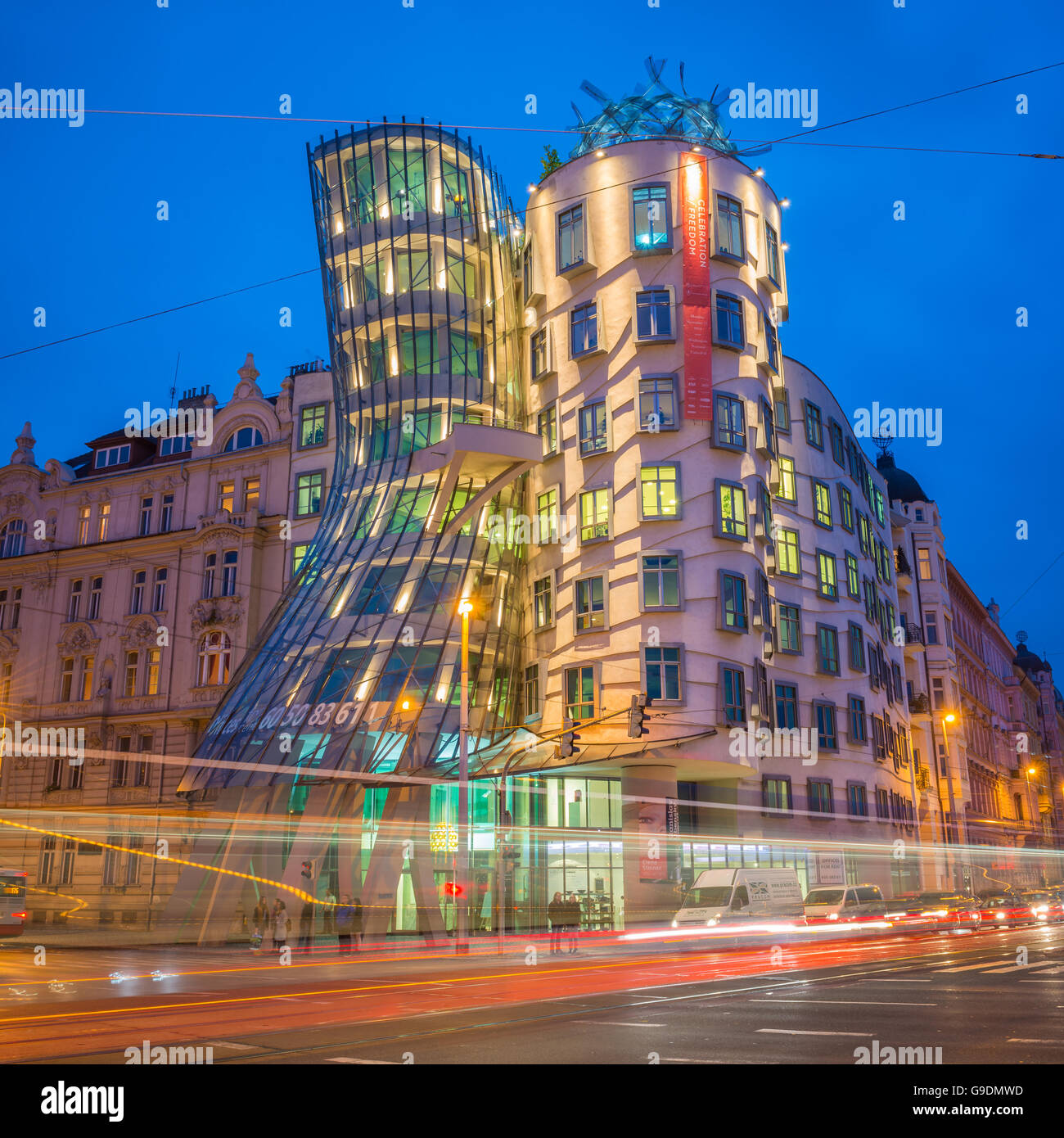 Prague dancing house hi-res stock photography and images - Alamy