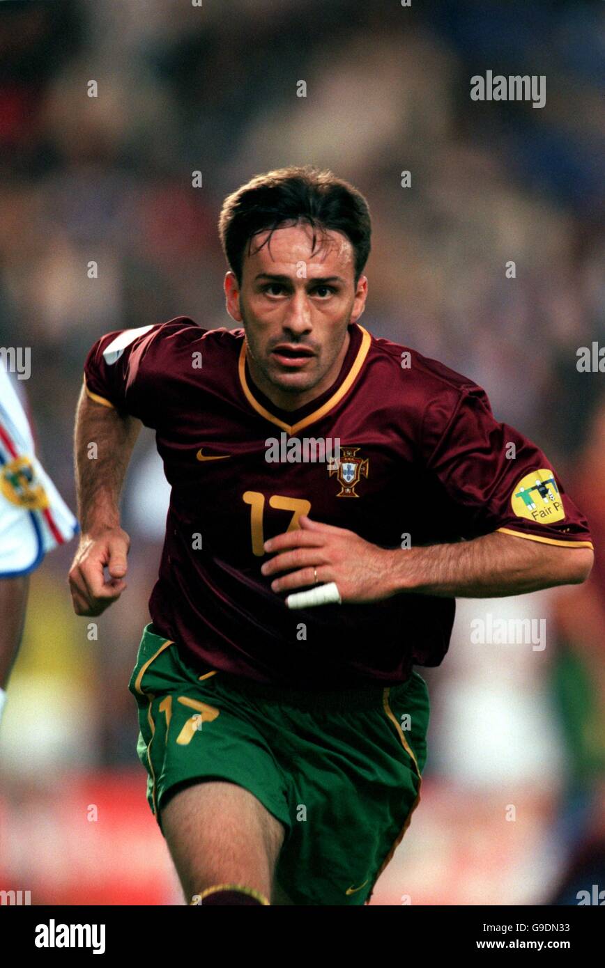 Soccer euro 2000 semi final france v portugal hi-res stock photography ...