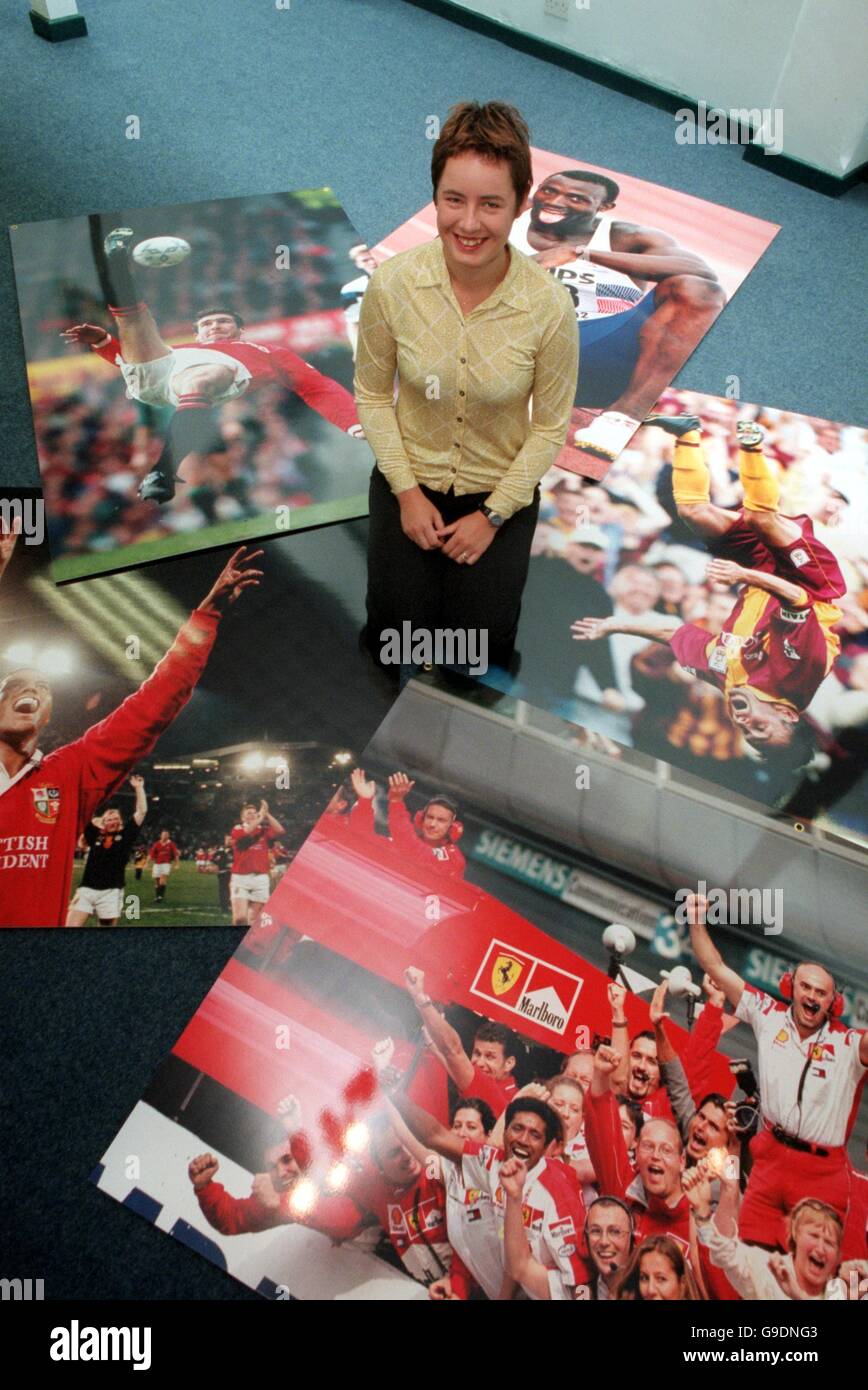 The Sport Archive Project Manager Sam Sainty with some examples of the ...