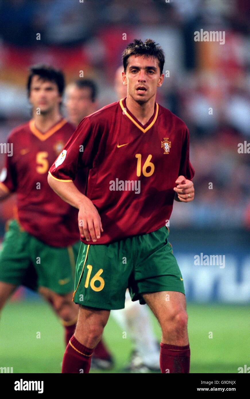 Soccer - Euro 2000 - Group A - Portugal v Germany Stock Photo - Alamy