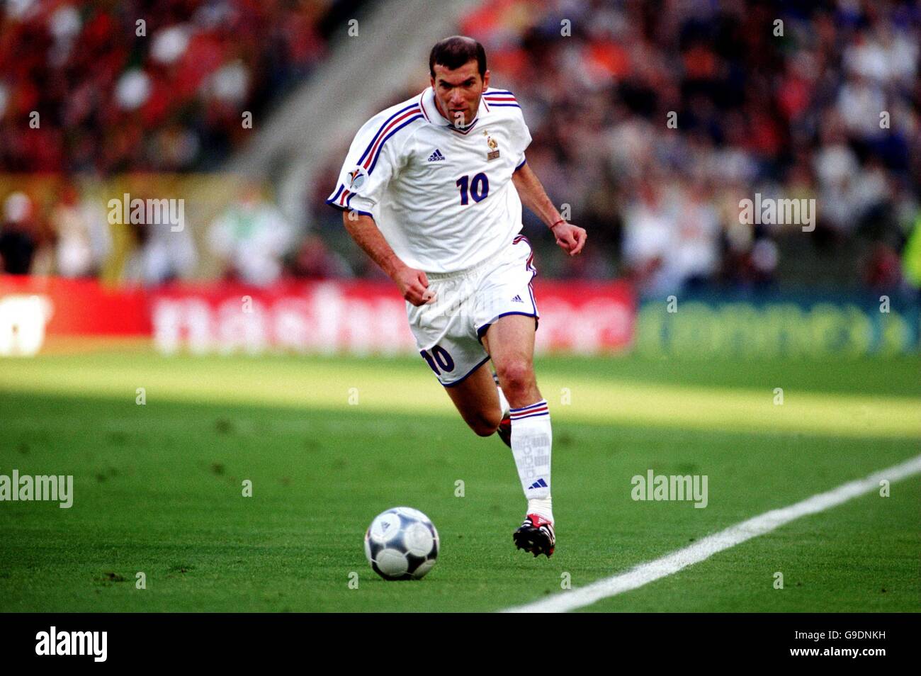 Soccer euro 2000 semi final france v portugal hi-res stock photography ...