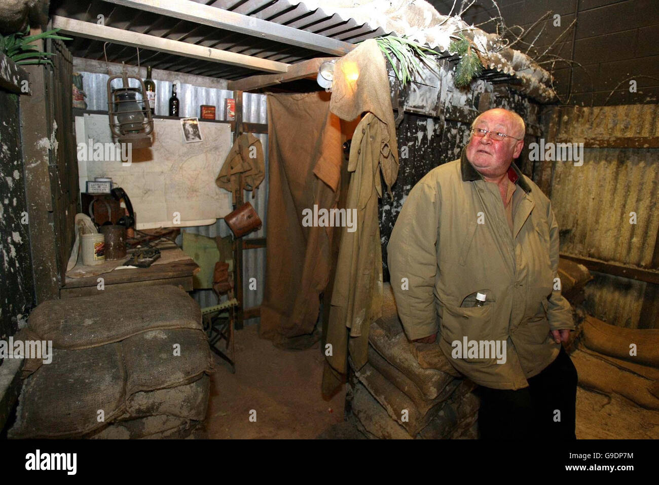 Sam Allan, from Bangor, in the tunnel section of the Somme Heritage ...