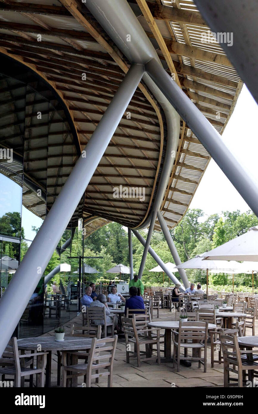 The new Savill Building, Windsor Great Park, which is to be officially ...