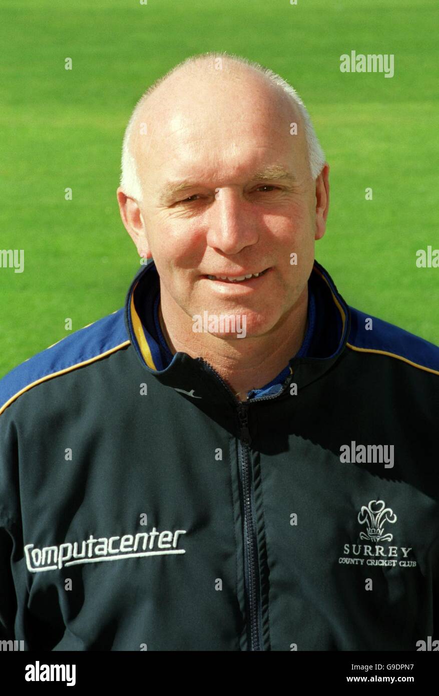 Cricket, Surrey CCC Photocall. Alan Butcher, Surrey CCC coach Stock ...