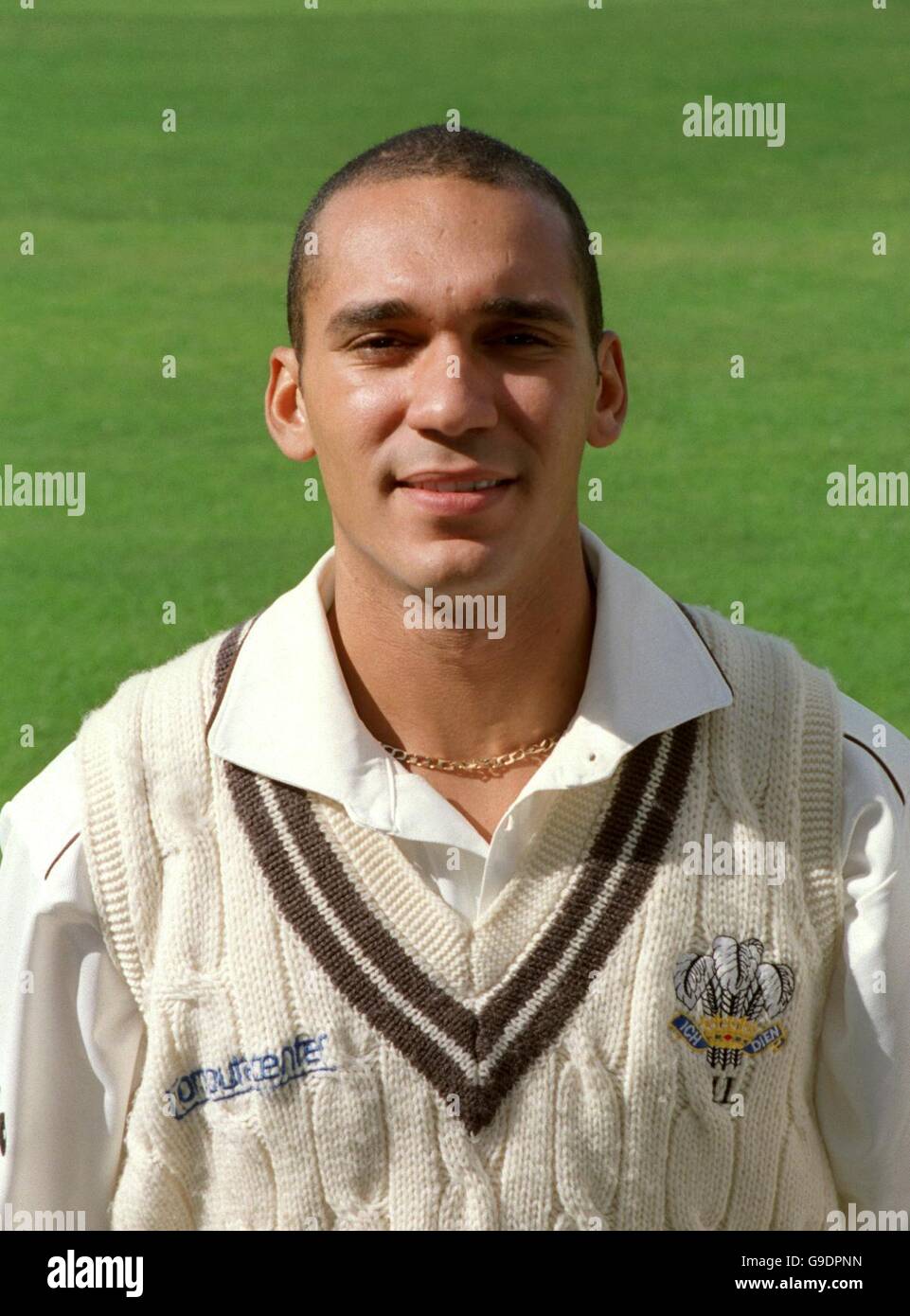 Cricket - Surrey CCC Photocall. Gary Butcher, Surrey CCC Stock Photo ...