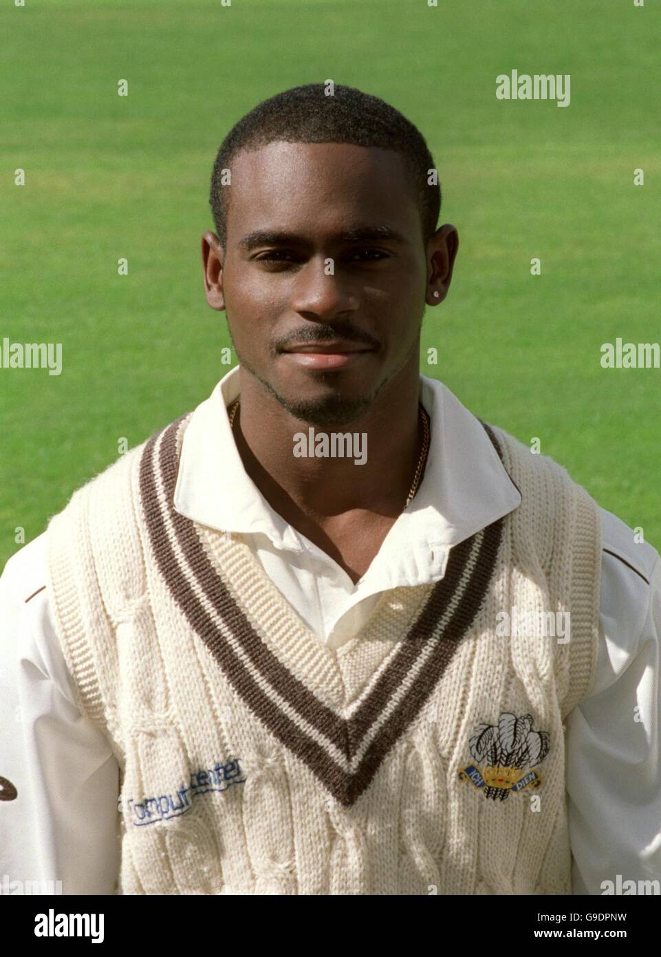 Cricket surrey ccc photocall carl greenidge hi-res stock photography ...