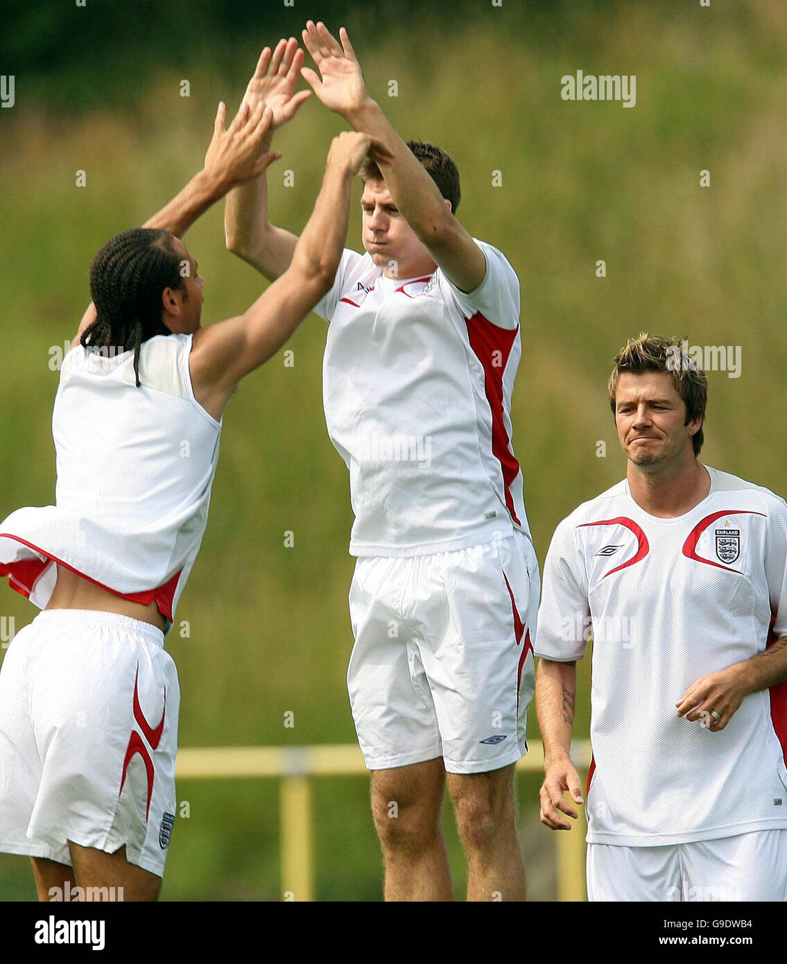 World Cup - England training session - Buhlertal Stock Photo - Alamy