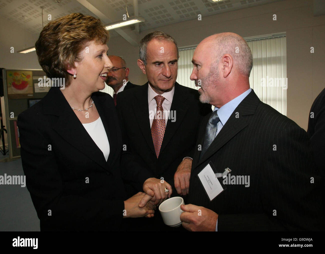 Where she also met members of the finaghy crossroads group hi-res stock ...