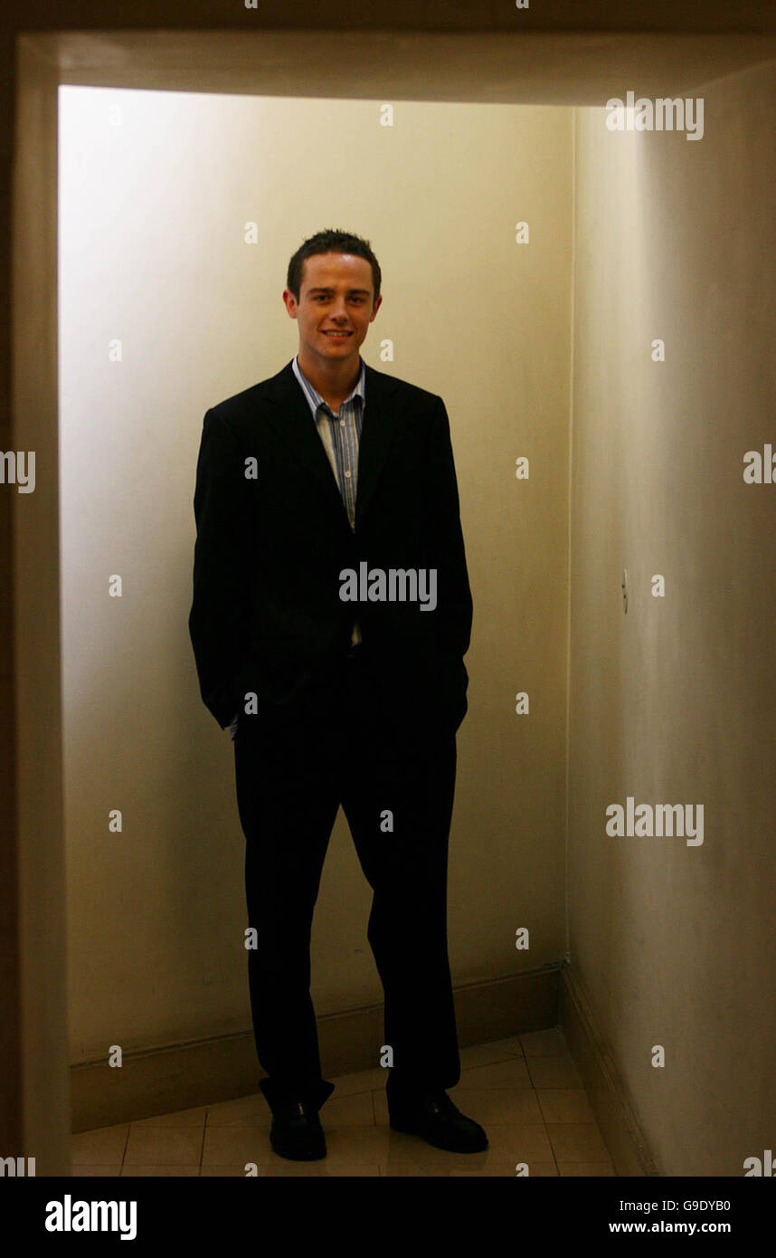 Matthew Pollard at BBC centre in central London, before appearing as a ...