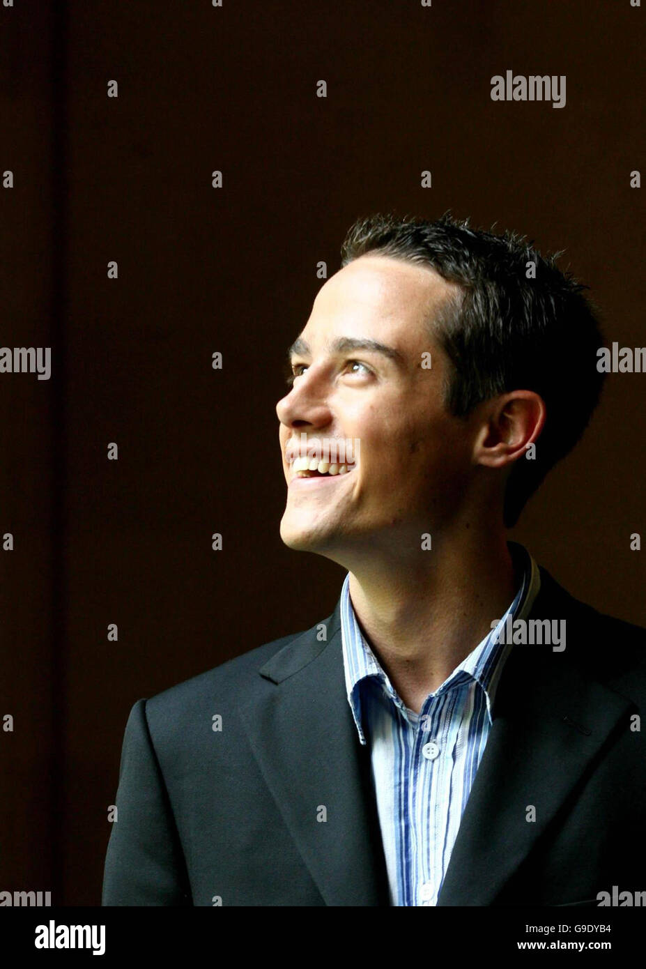 Matthew Pollard at BBC centre in central London, before appearing as a ...