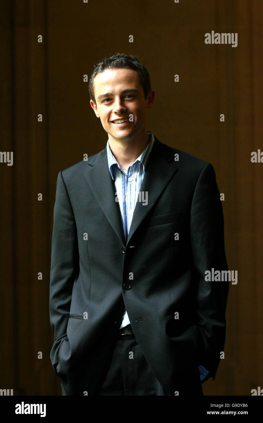 Matthew Pollard at BBC centre in central London, before appearing as a ...