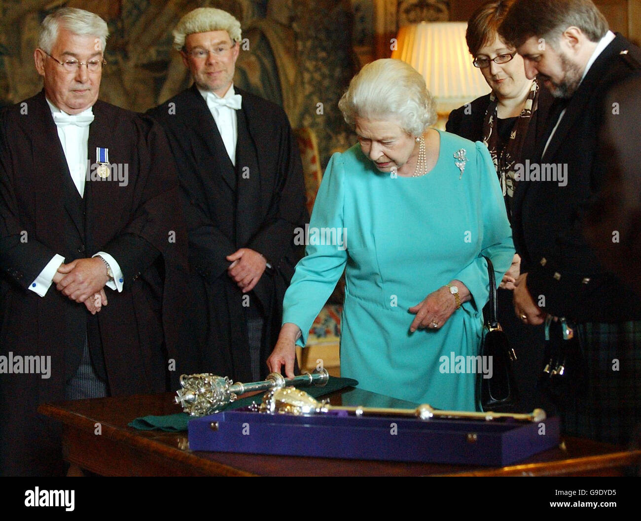 Lord hamilton with a new mace hi-res stock photography and images - Alamy