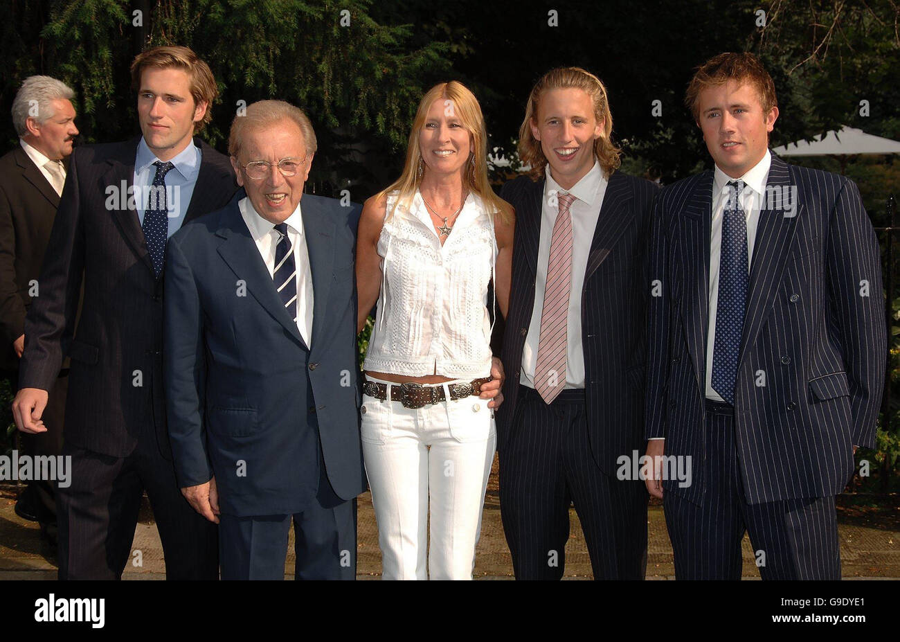 David Frost and family members arrive for his Summer Party in Carlyle ...
