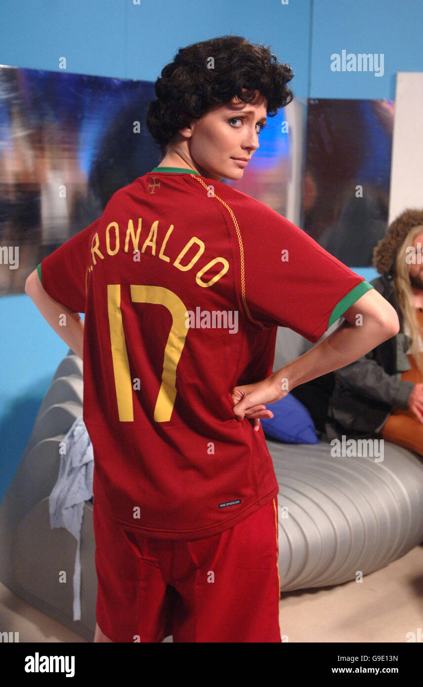 Mischa Barton during a sketch for the Friday Night Project based on ...