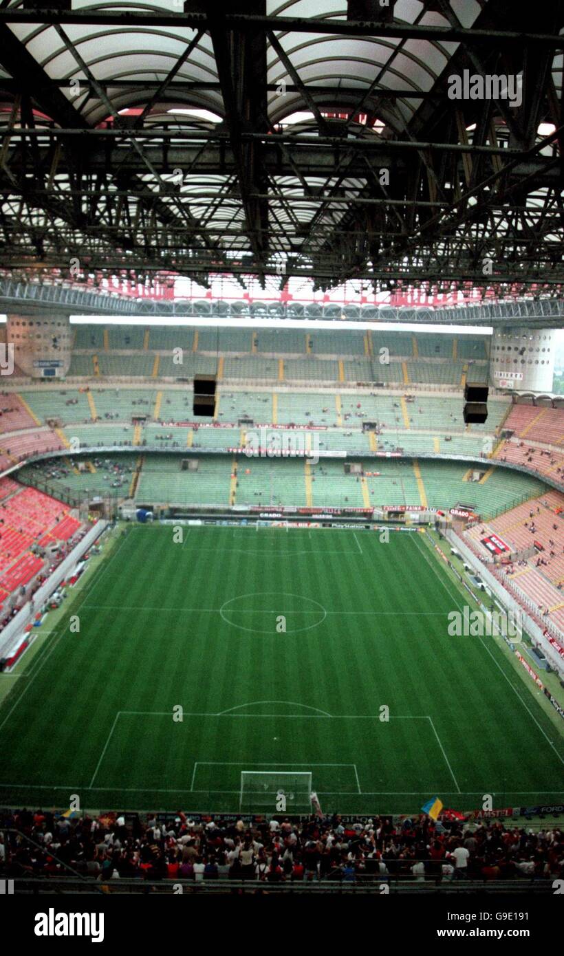 Football san siro stadio giuseppe meazza gv general view hi-res stock ...