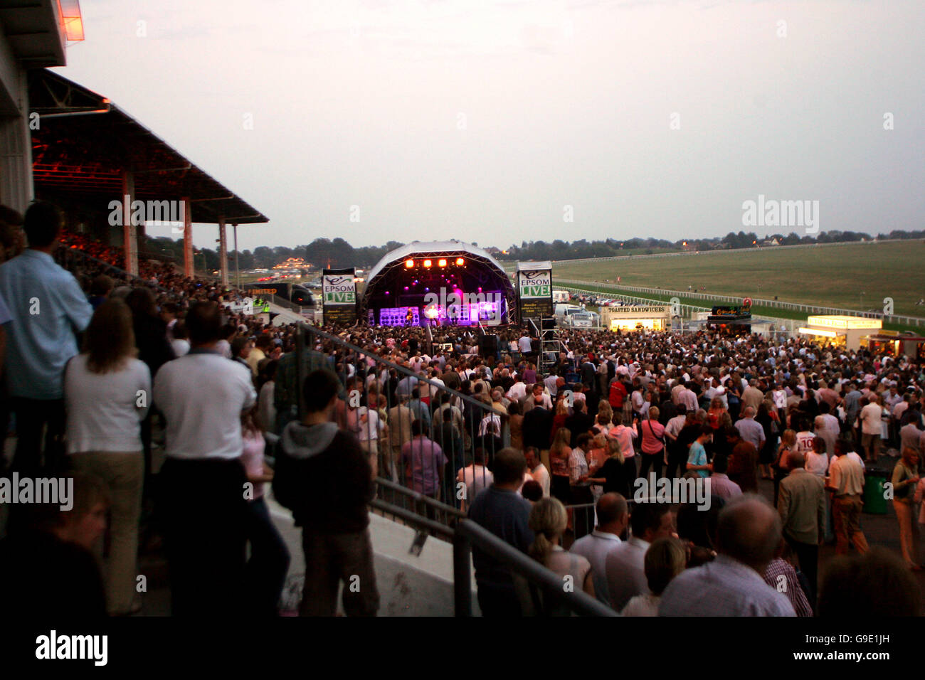 Horse Racing - Epsom Live! featuring Status Quo - Epsom Downs ...