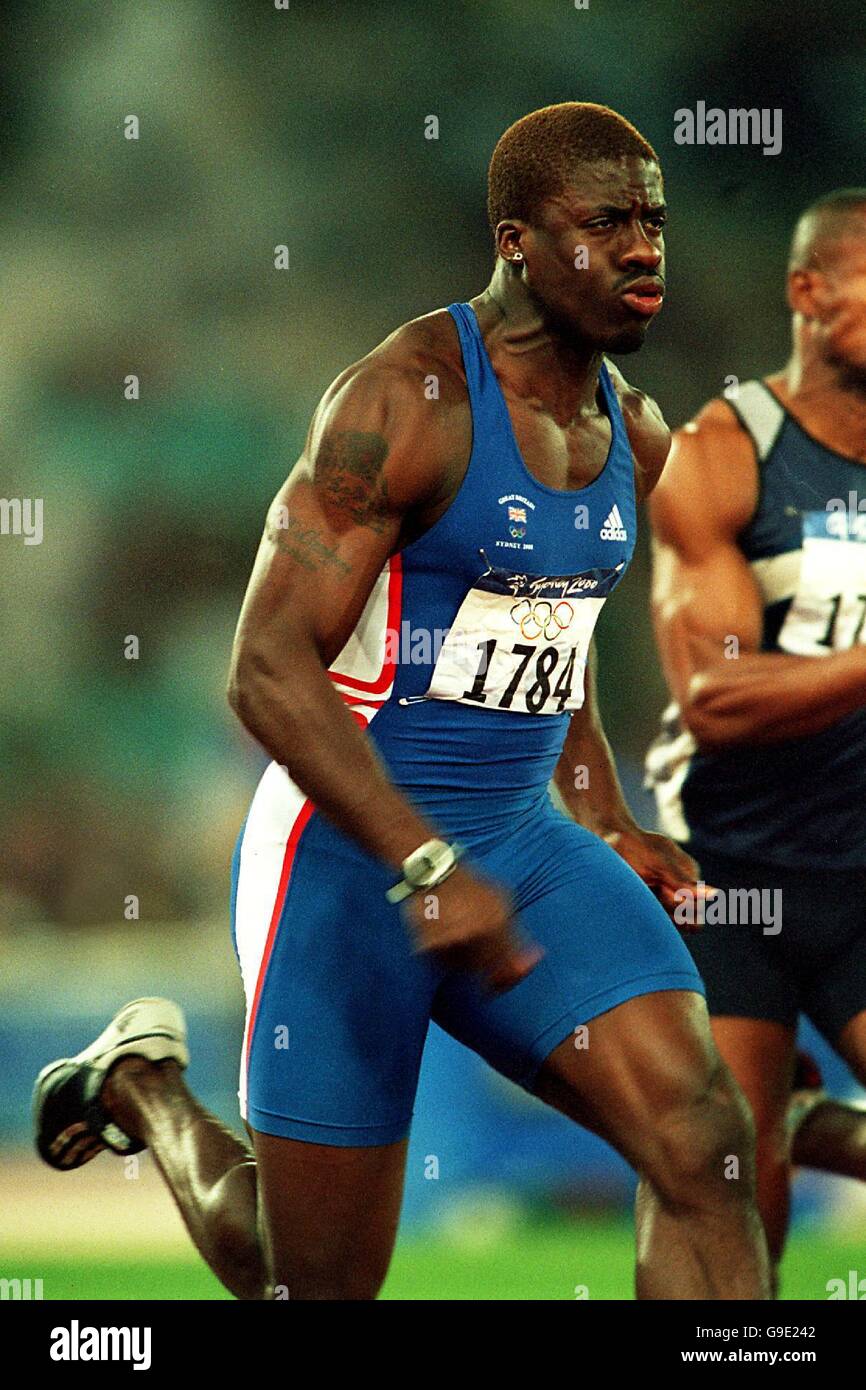 Sydney 2000 Olympics - Athletics - Men's 100m Stock Photo - Alamy