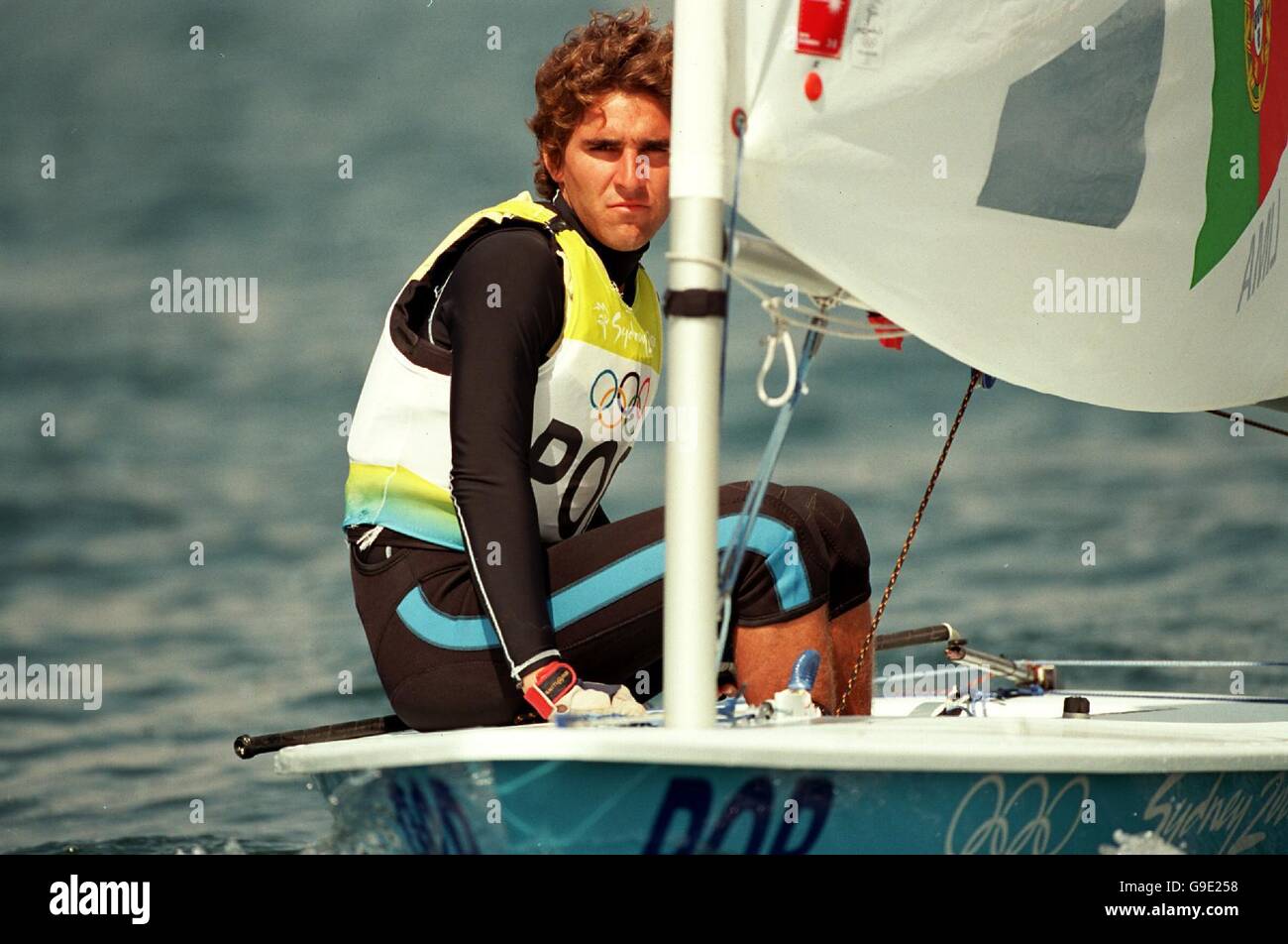 Sydney 2000 olympics sailing open laser fleet races hi-res stock ...