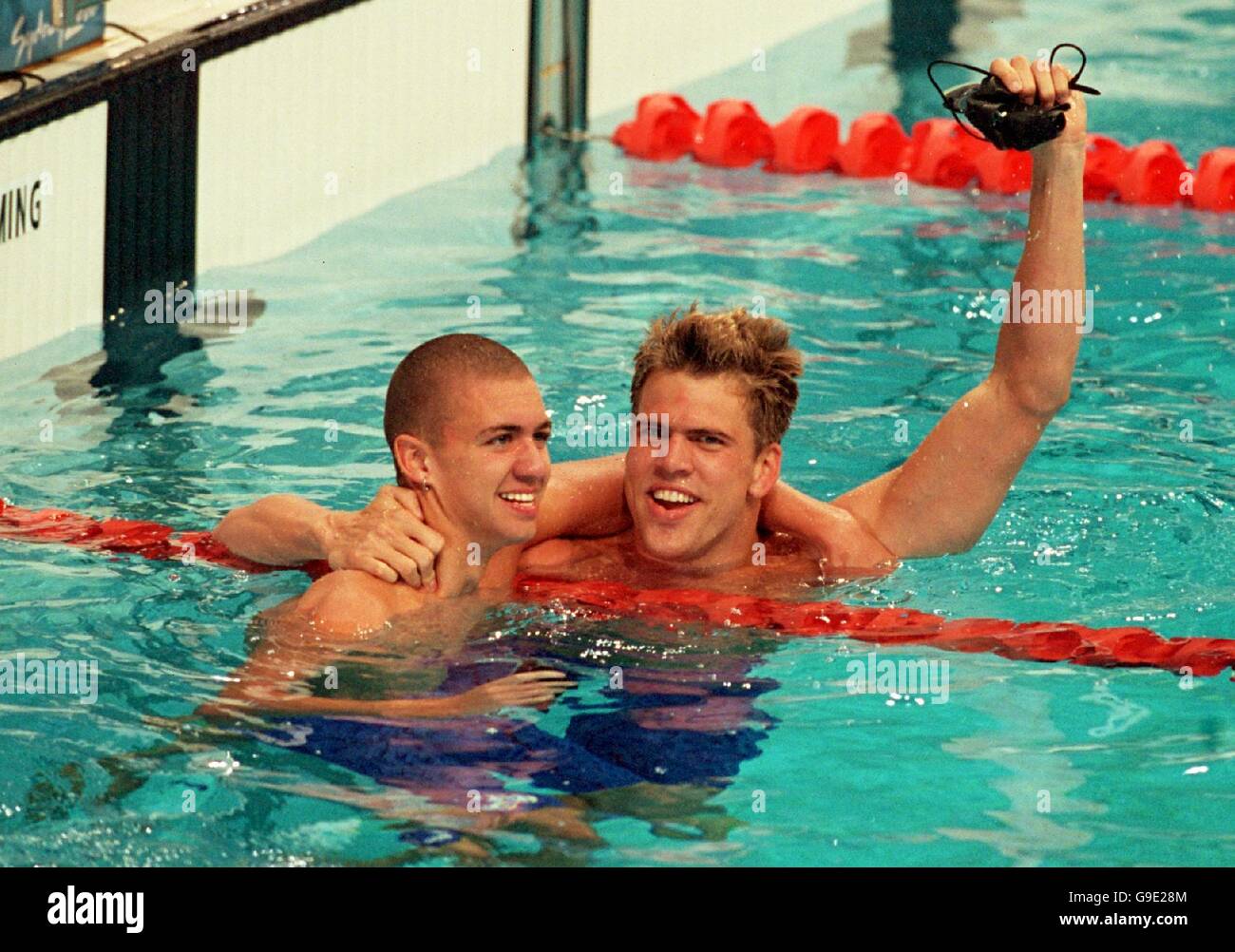 Sydney 2000 Olympics -Swimming - Men's 50m Freestyle - Final Stock ...